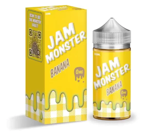 Banana Nicotine Salt Flavor Disposable Vape | Jam Monster site