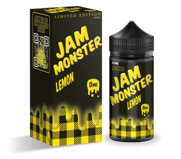 Lemon Jam E-Liquid Jam Monster Flavor 100ml Vape Device